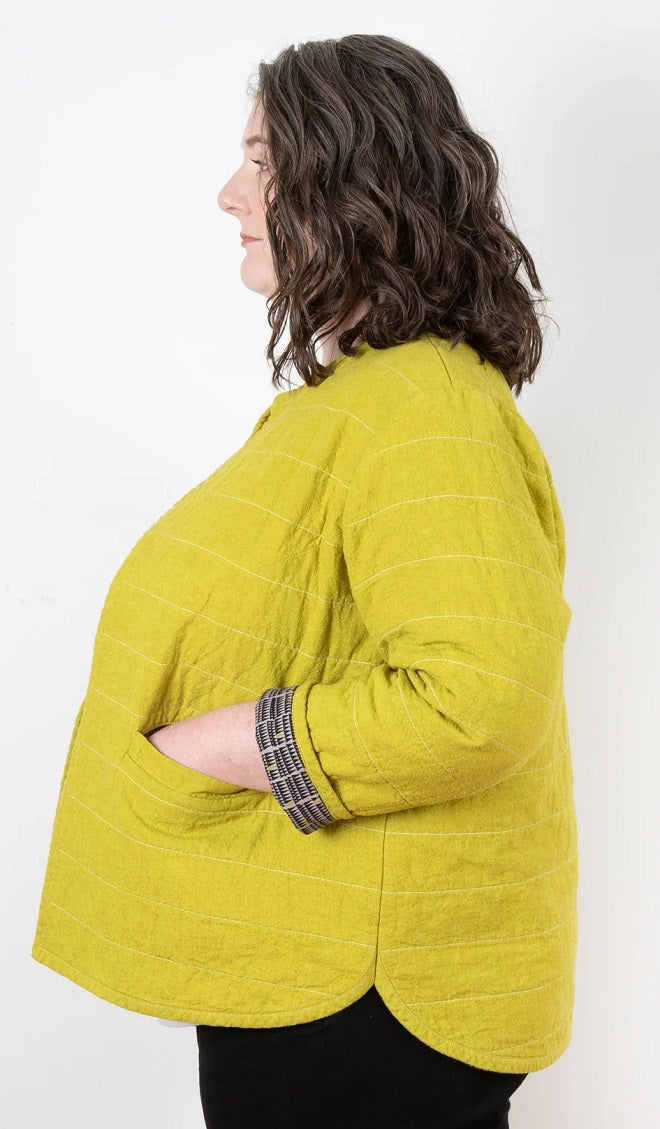 Tamarack Jacket Pattern Sizes 14-30 by Grainline Studio – Quilt in a Day