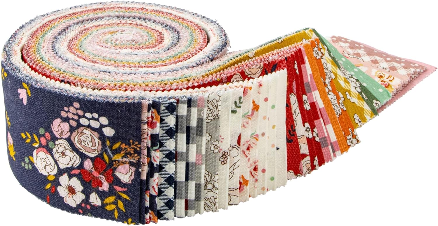 Riley Blake - BloomBerry 2.5" Rolie Polie by Minki Kim – Quilt in a Day