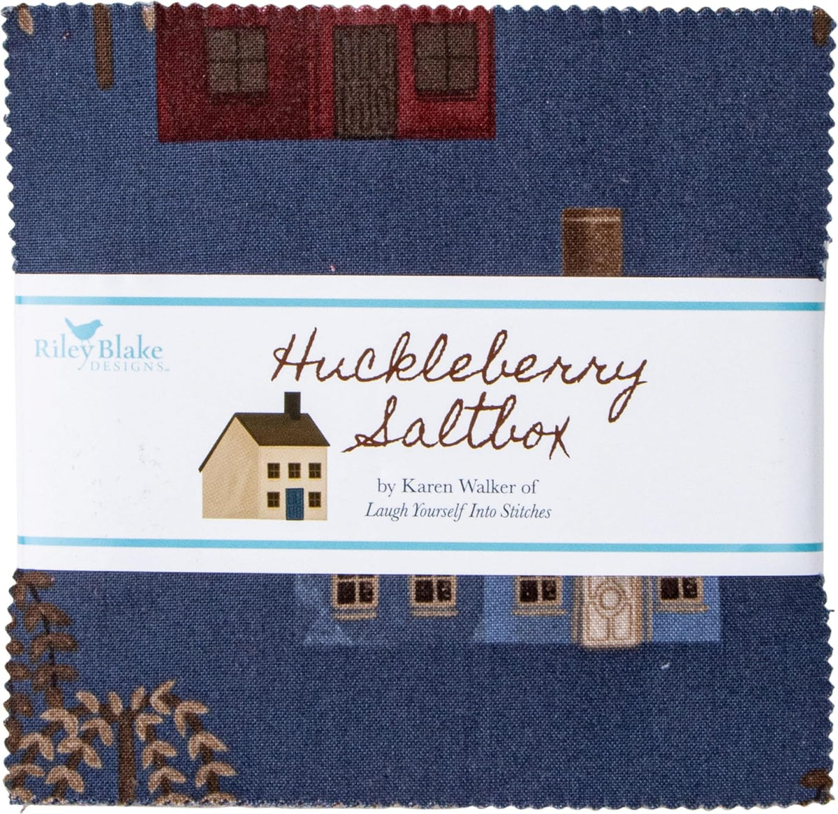 Riley Blake - Huckleberry Saltbox 5 inch Stacker by Karen Walker ...