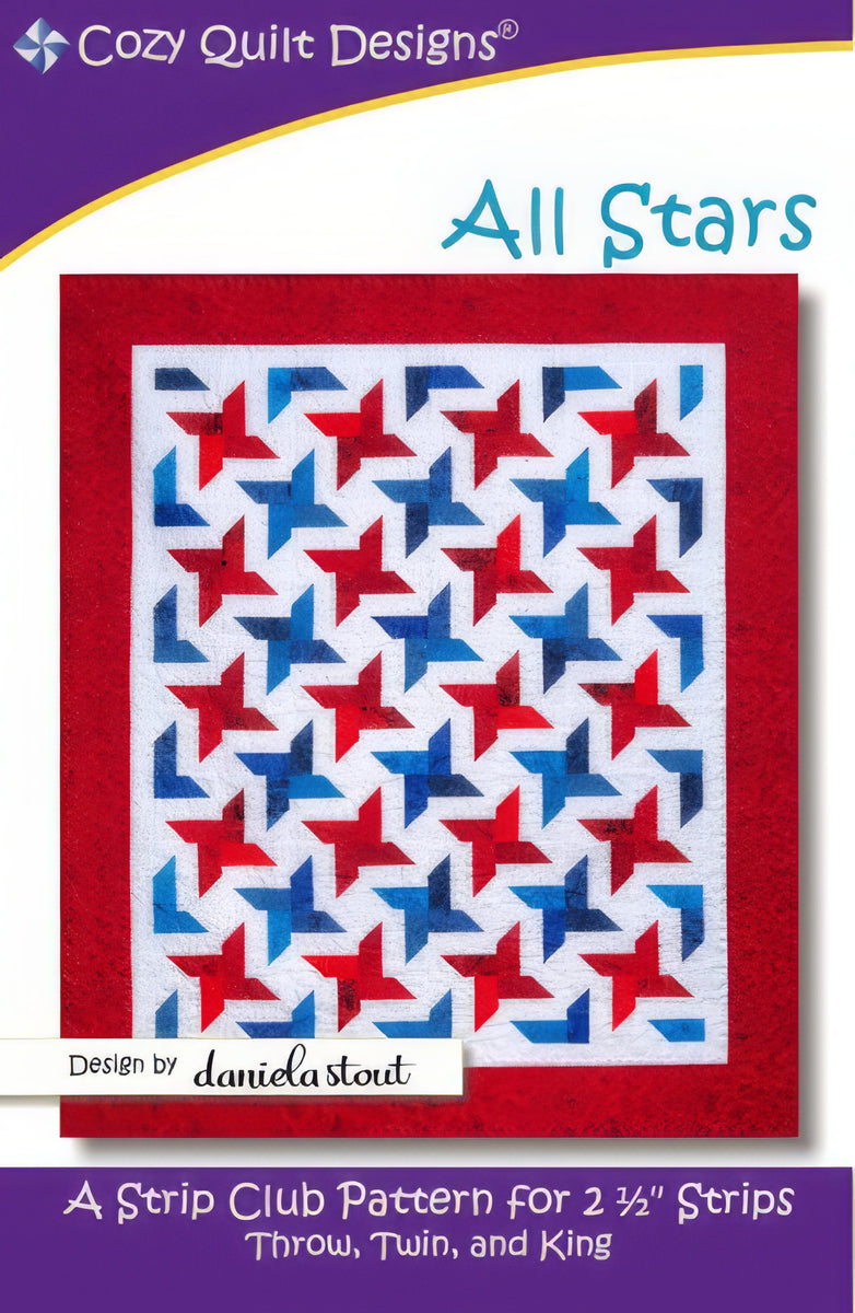 All Stars Quilt Pattern by Cozy Quilt Designs – Quilt in a Day