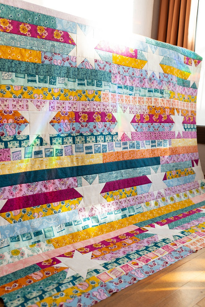 Jelly Stars Quilt Pattern by Modernly Morgan – Quilt in a Day