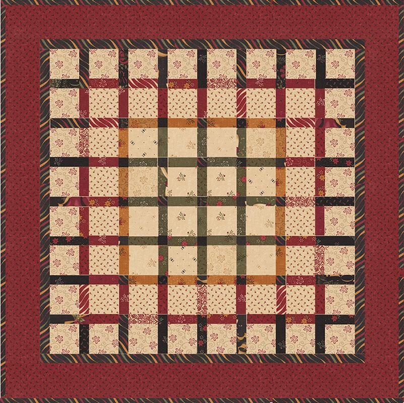 Moda - Christmas Window Pattern by Lynne Hagmeier – Quilt in a Day