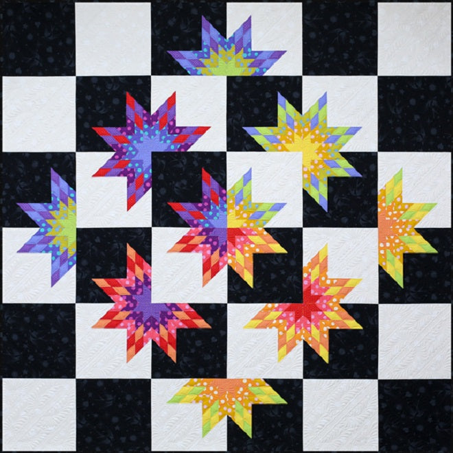 The Goodnight Star Pattern/Foundation Paper by Quiltworx – Quilt in a Day