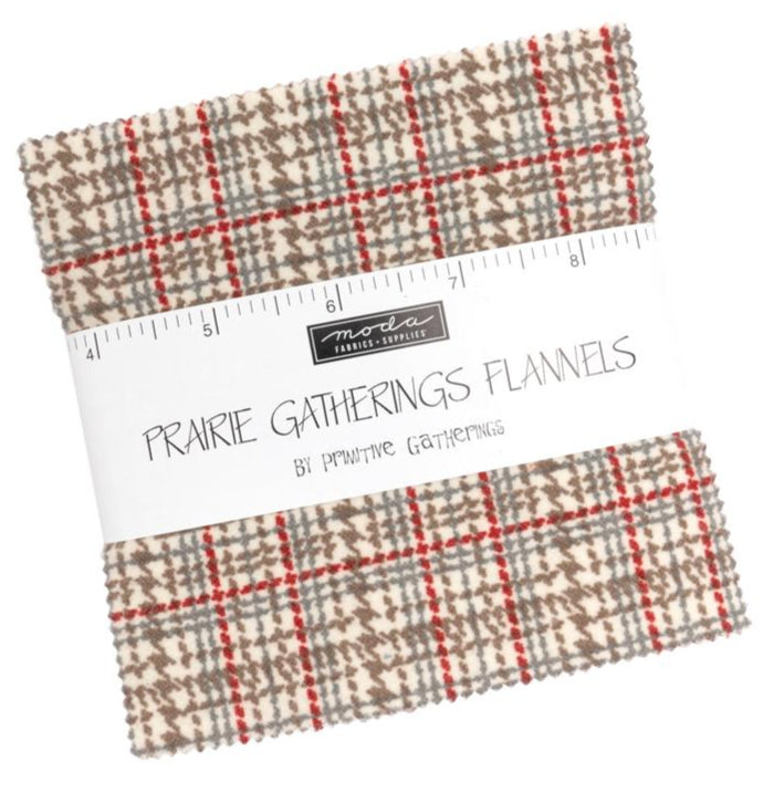 Moda - Prairie Gatherings Flannel Charm Pack by Primitive Gatherings 4 ...