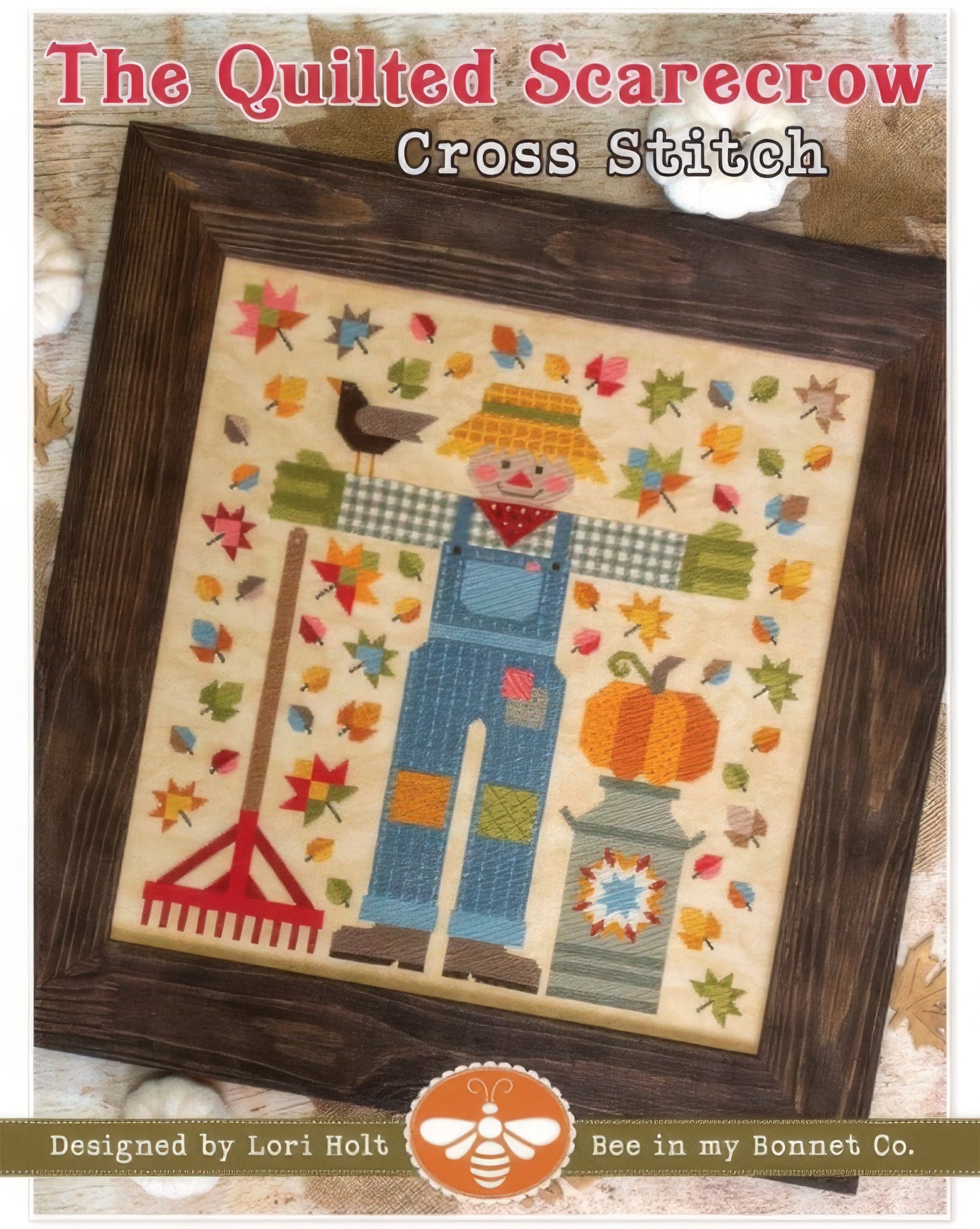 The Quilted Scarecrow CROSS STITCH Pattern by Lori Holt - It's Sew Emm ...