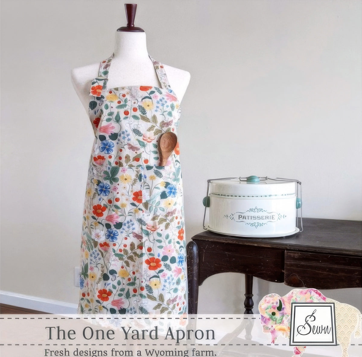 The One Yard Apron Pattern by Rana Heredia Sewn Wyoming – Quilt in a Day