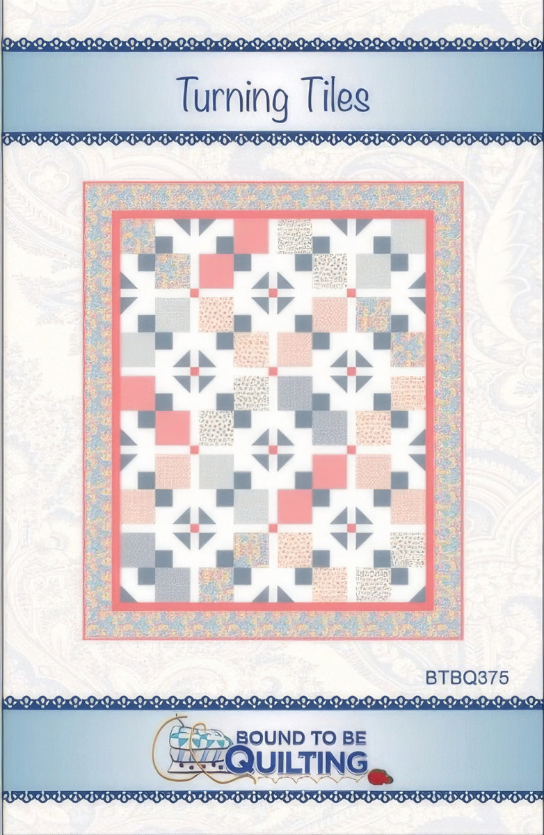Turning Tiles Quilt Pattern by Bound to Be Quilting – Quilt in a Day