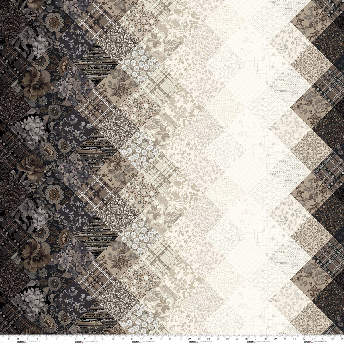 STUDIO E-Field of Seams: Bittersweet by Judy Gauthier-18 inch Cheater ...