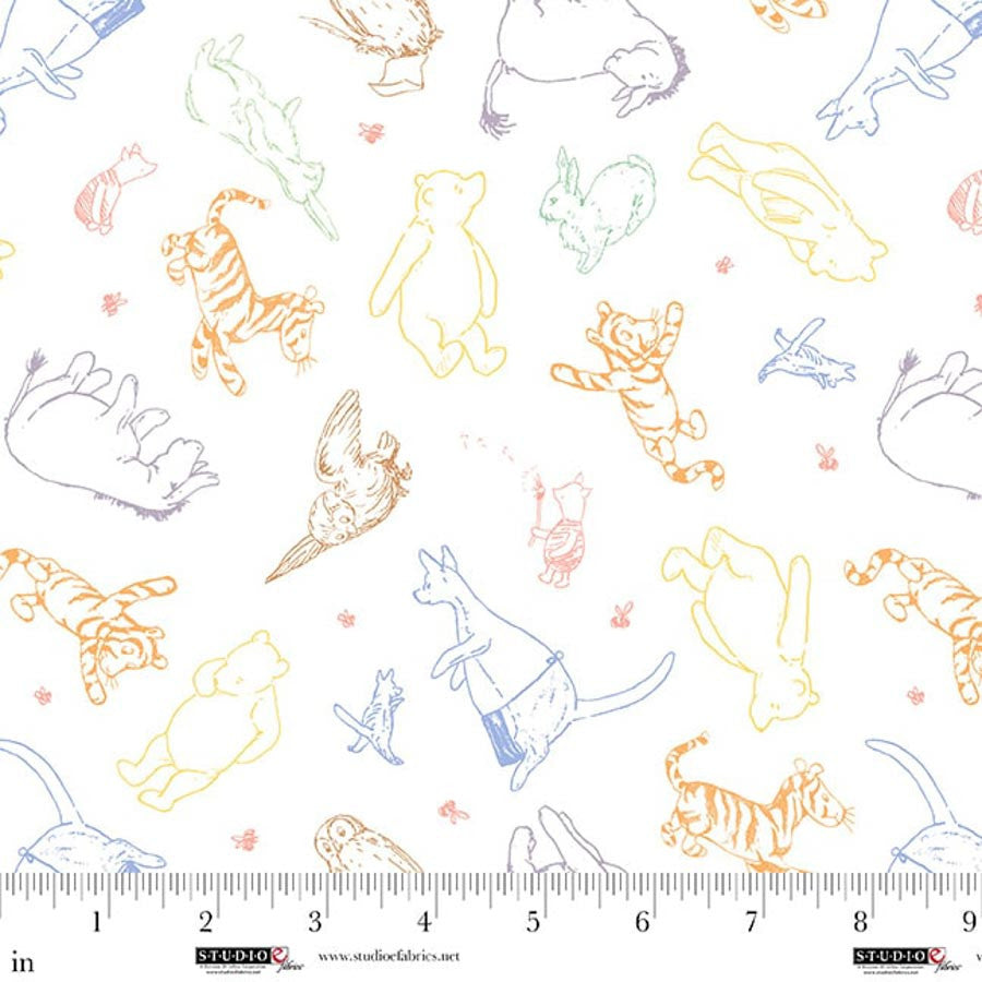 STUDIO E - Classic Winnie by W.A. Dodge - Character - Multi – Quilt in ...