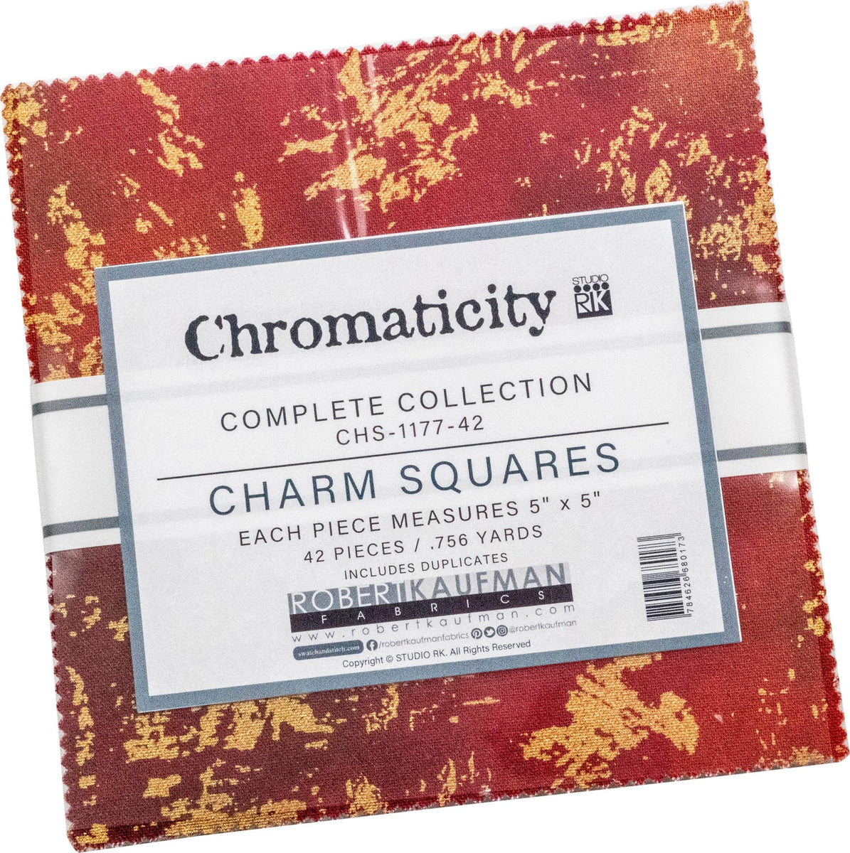Kaufman - Chromaticity 5 Inch Charm Squares by Studio RK – Quilt in a Day