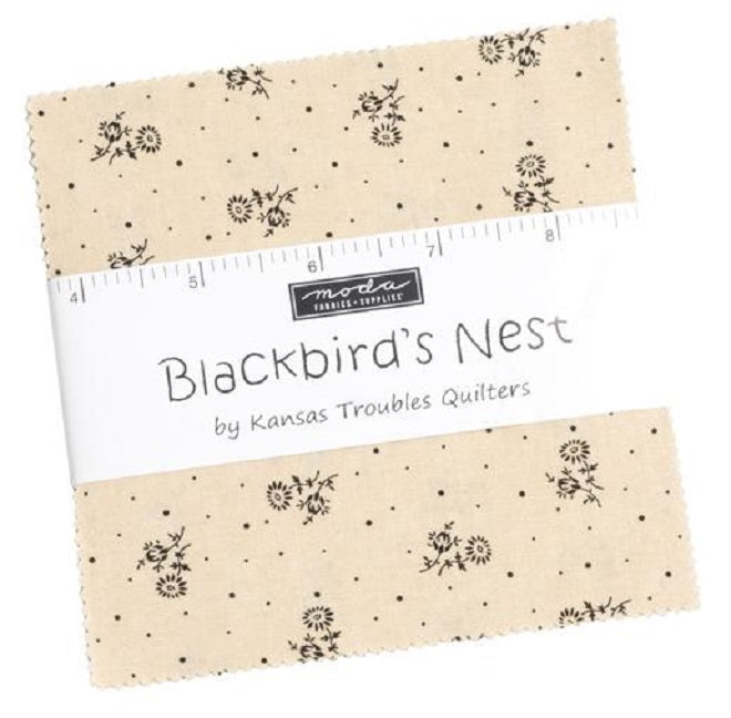 Blackbirds Nest Charm Pack by Kansas Troubles Quilters Moda Precuts ...