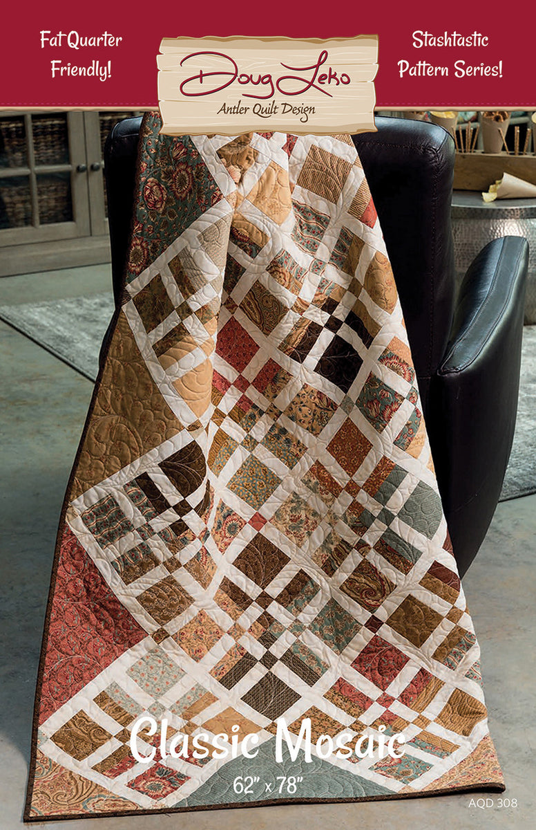 Classic Mosaic Quilt Pattern by Doug Leko – Quilt in a Day