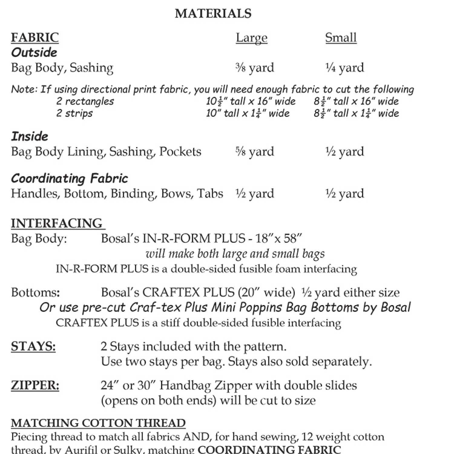 Mini Poppins Bag Pattern & Stays by Aunties Two Patterns – Quilt in a Day