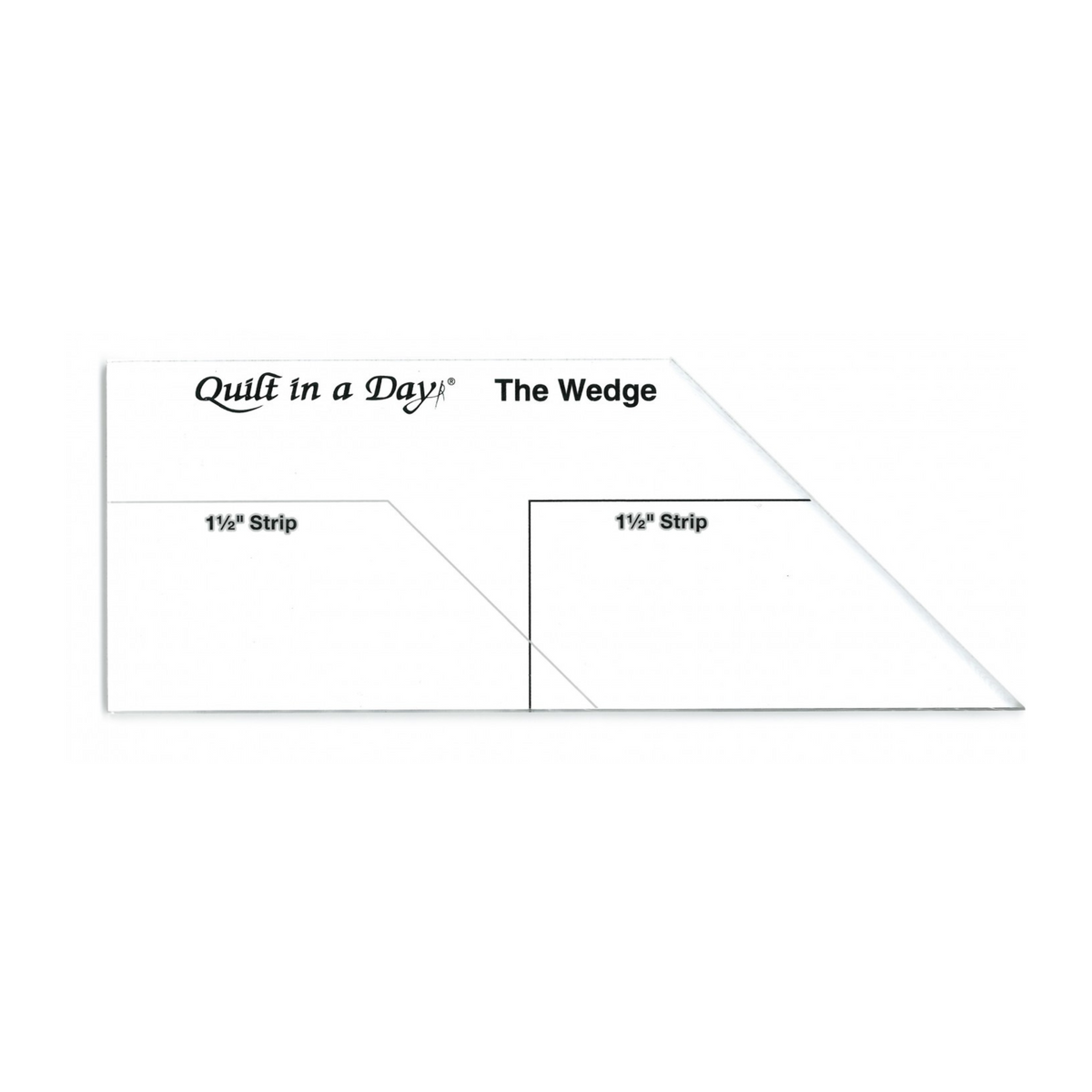 The Wedge Ruler by Quilt in a Day
