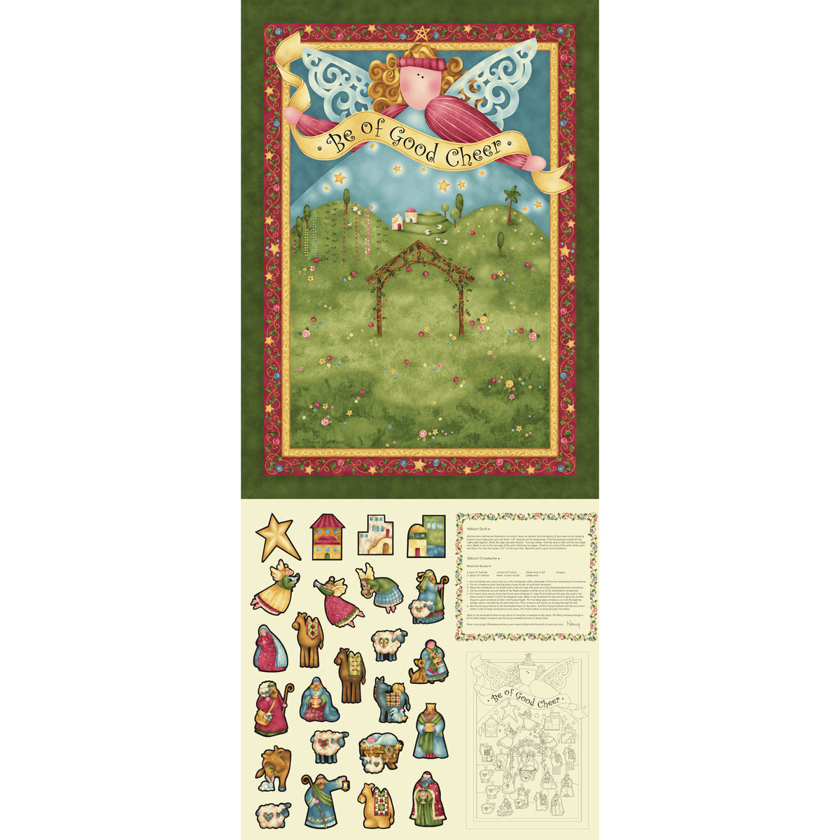 BENARTEX - Star of Wonder - Be of Good Cheer by Nancy Halvorsen - PANE ...