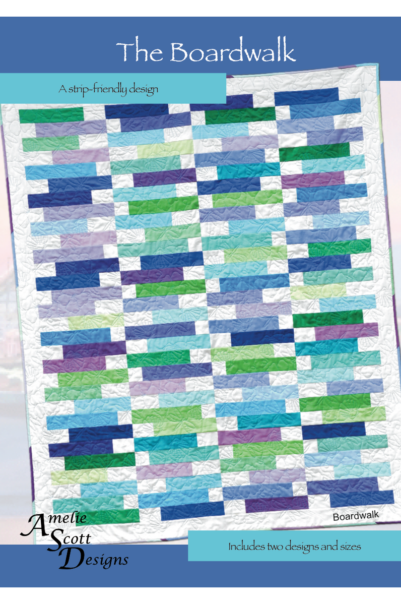 The Boardwalk Quilt Pattern by Amelia Scott Designs – Quilt in a Day