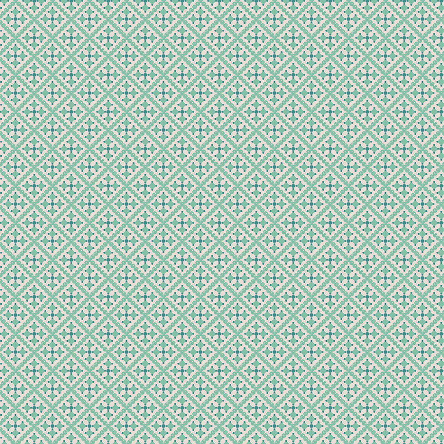 RILEY BLAKE - Gentler Times by Lori Holt - Shenanigans - Sea Glass – Quilt in a Day