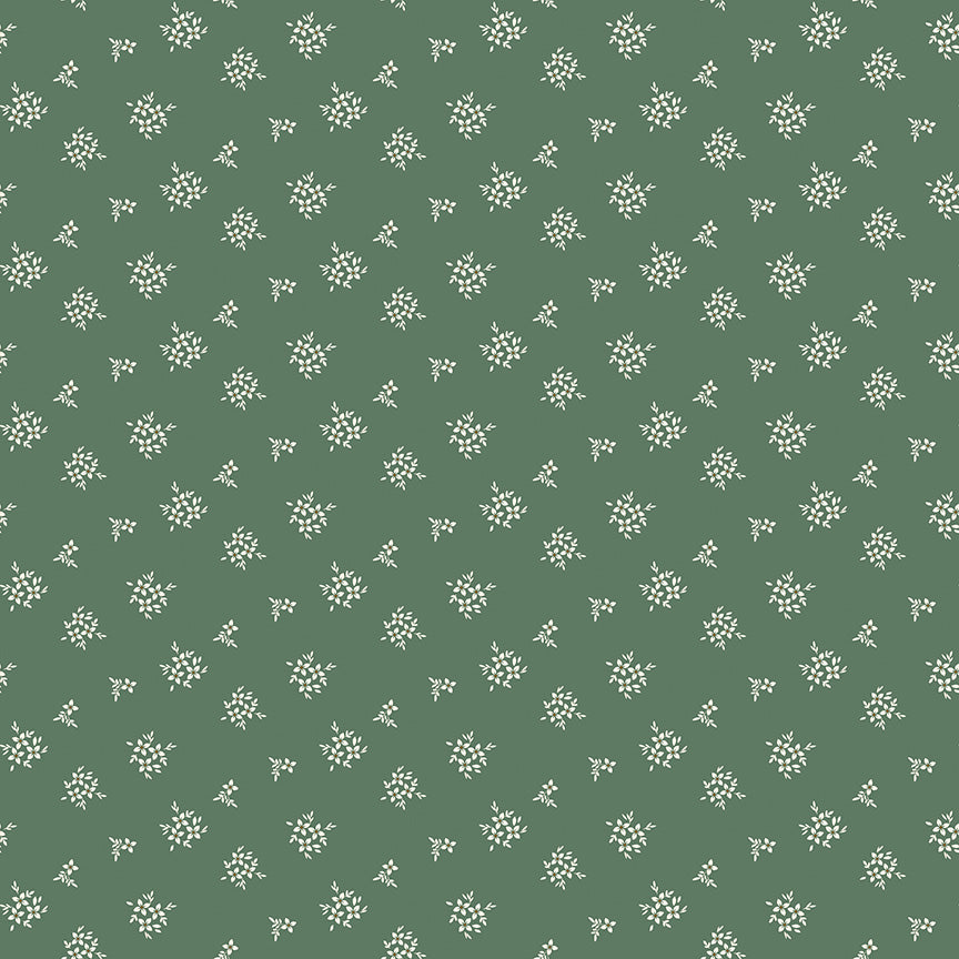 RILEY BLAKE - Morning Latte by Sandy Gervais - Ditsy - Green – Quilt in ...