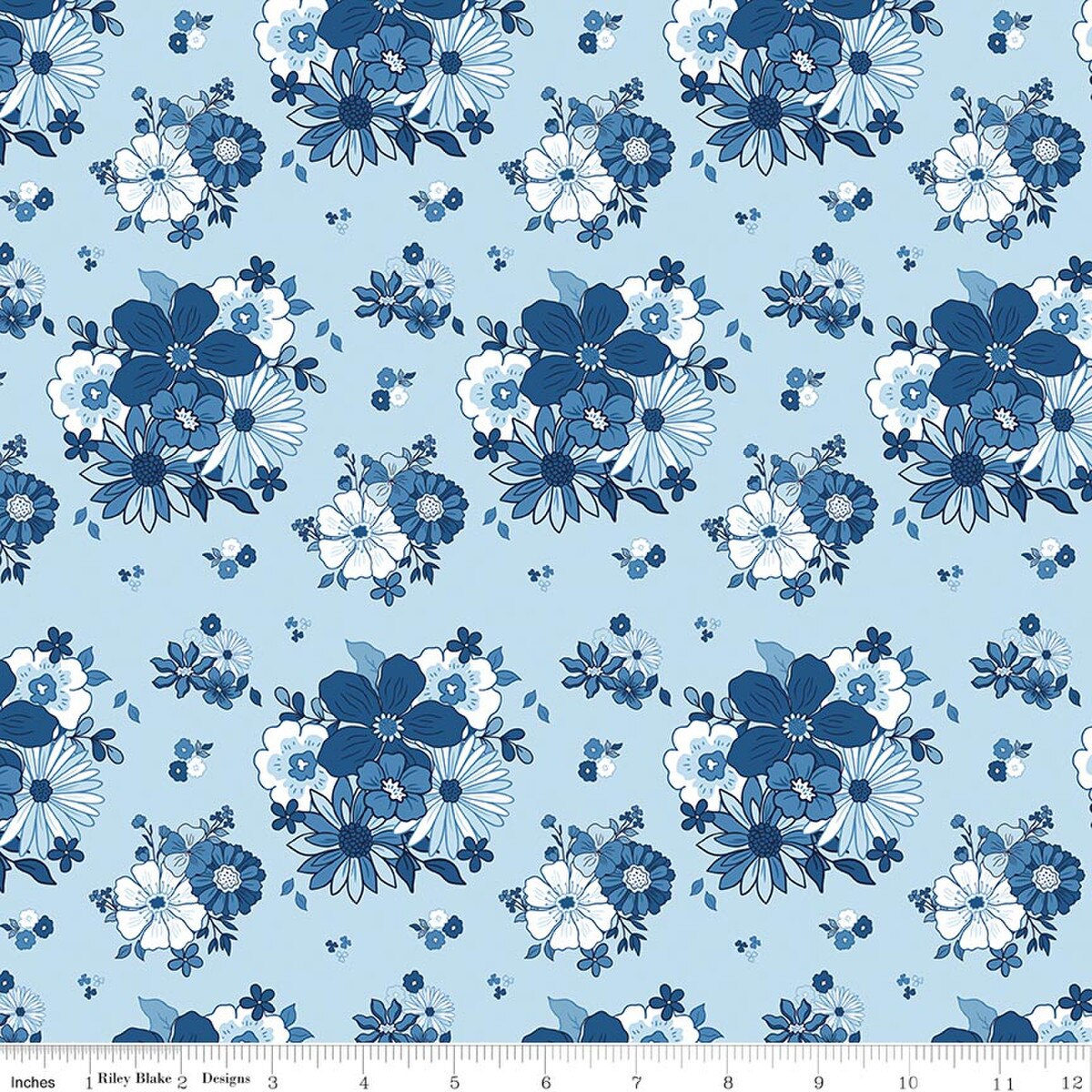 RILEY BLAKE - Blue Blooms and Threads by Christopher Thompson - Main ...