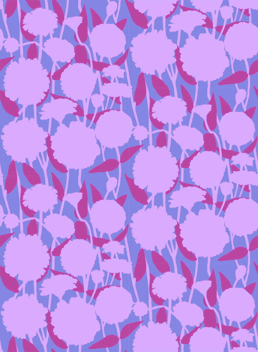 NORTHCOTT - Silhouette by Anna Maria - Linen Blend - Pompom - Grape ...