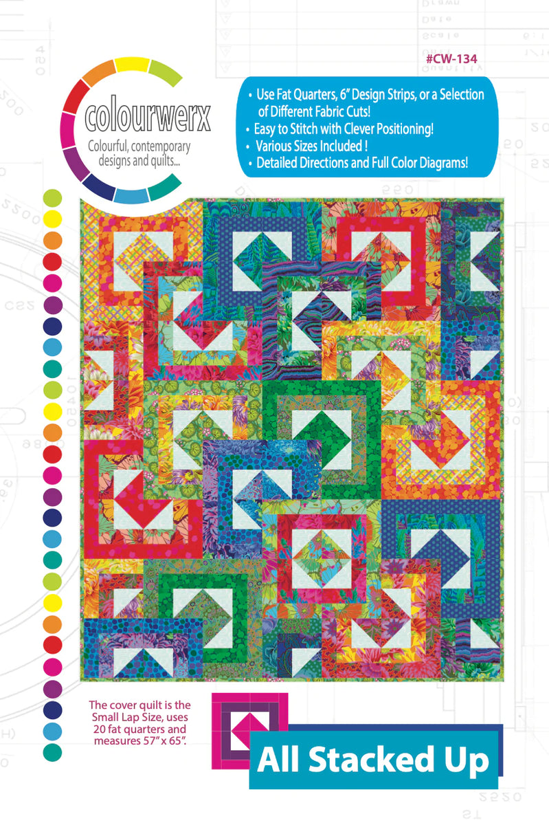 All Stacked Up Quilt Pattern by Linda & Carl Sullivan – Quilt in a Day