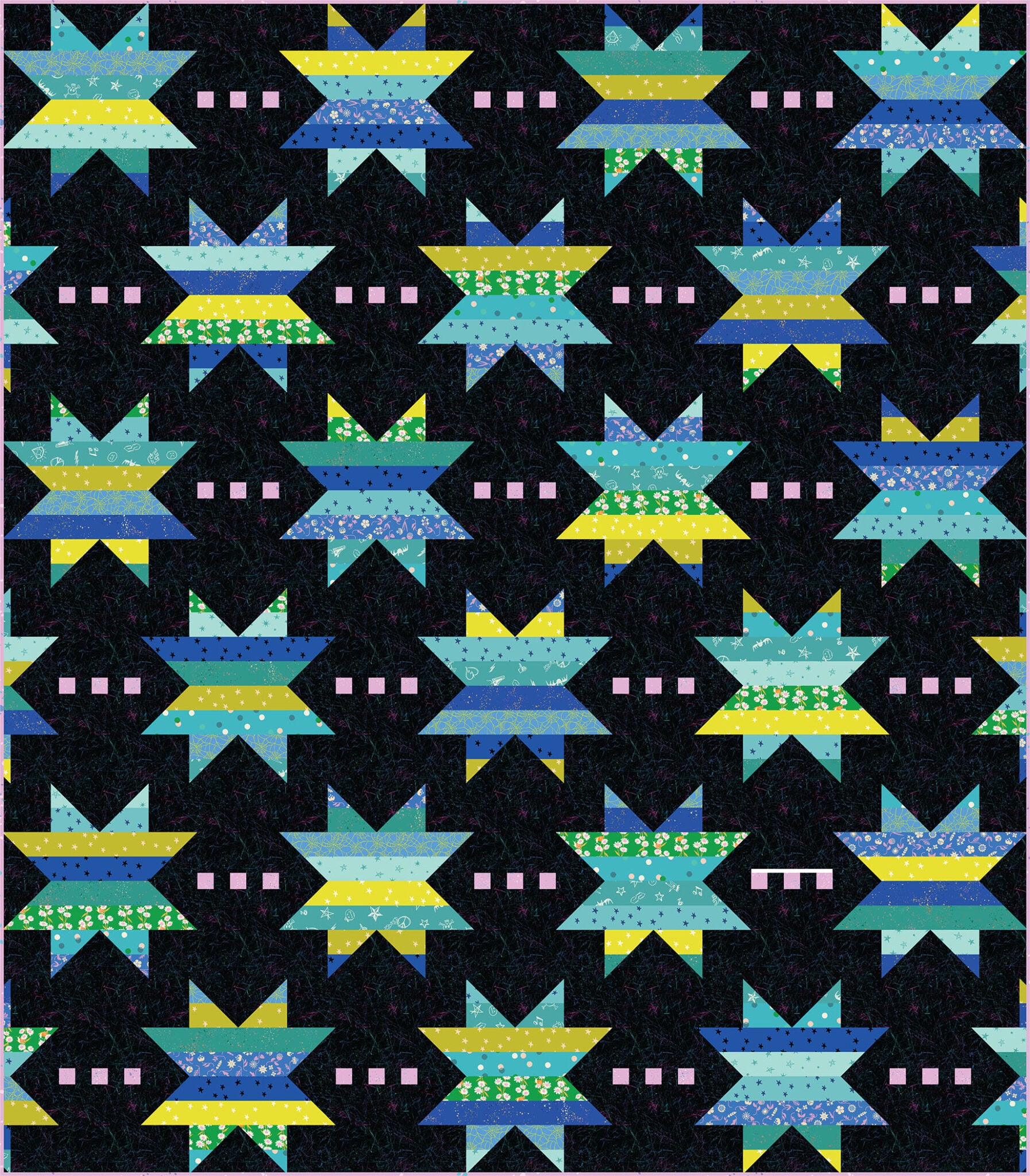 Spaced Out Quilt Pattern by Morgan McCollough – Quilt in a Day