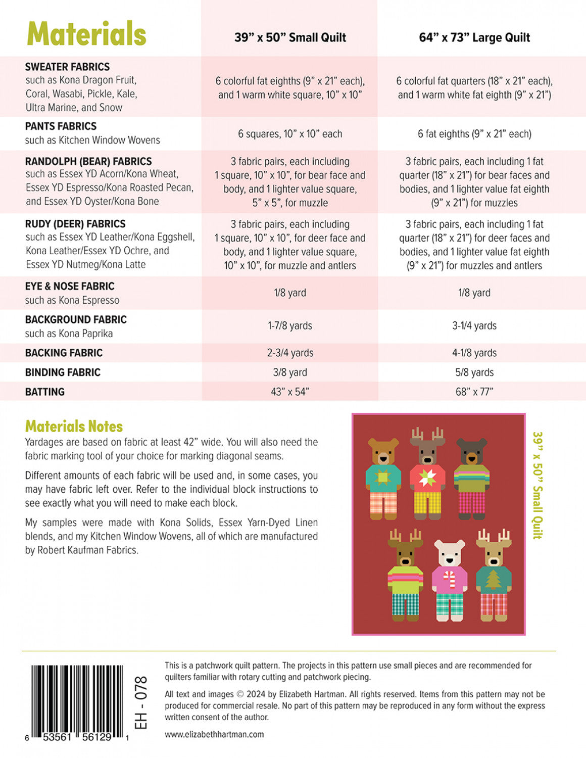 Randolph & Rudy Quilt Pattern by Elizabeth Hartman – Quilt in a Day