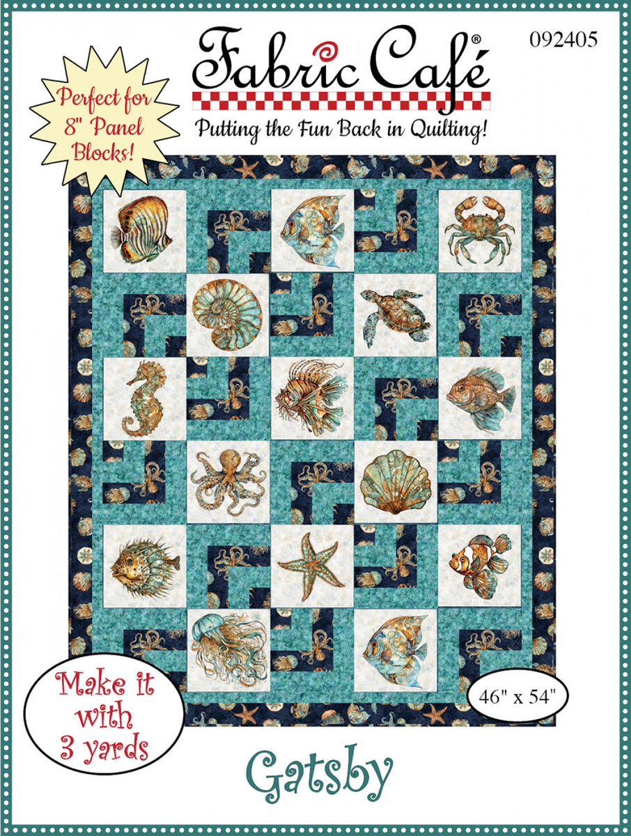 Gatsby Individual Pattern by Fabric Cafe – Quilt in a Day