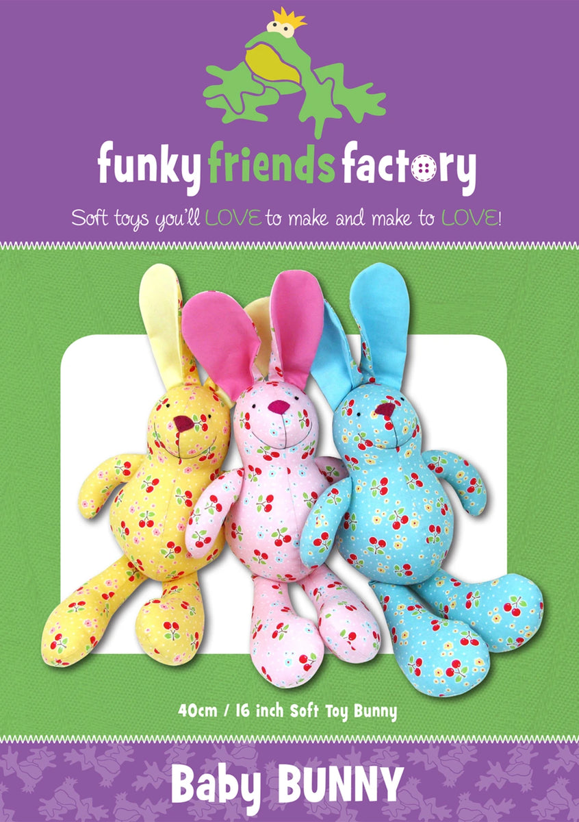 Baby Bunny Pattern by Funky Friends Factory – Quilt in a Day