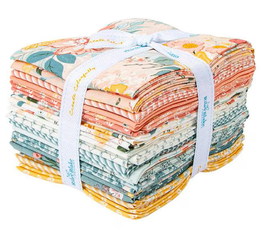 Riley Blake - New Beginnings Fat Quarter Bundle by Sandy Gervais 21 pc ...