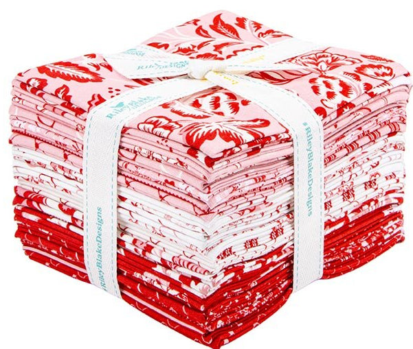 Riley Blake -Letters to Cupid Fat Quarter Bundle by My Mind's Eye ...