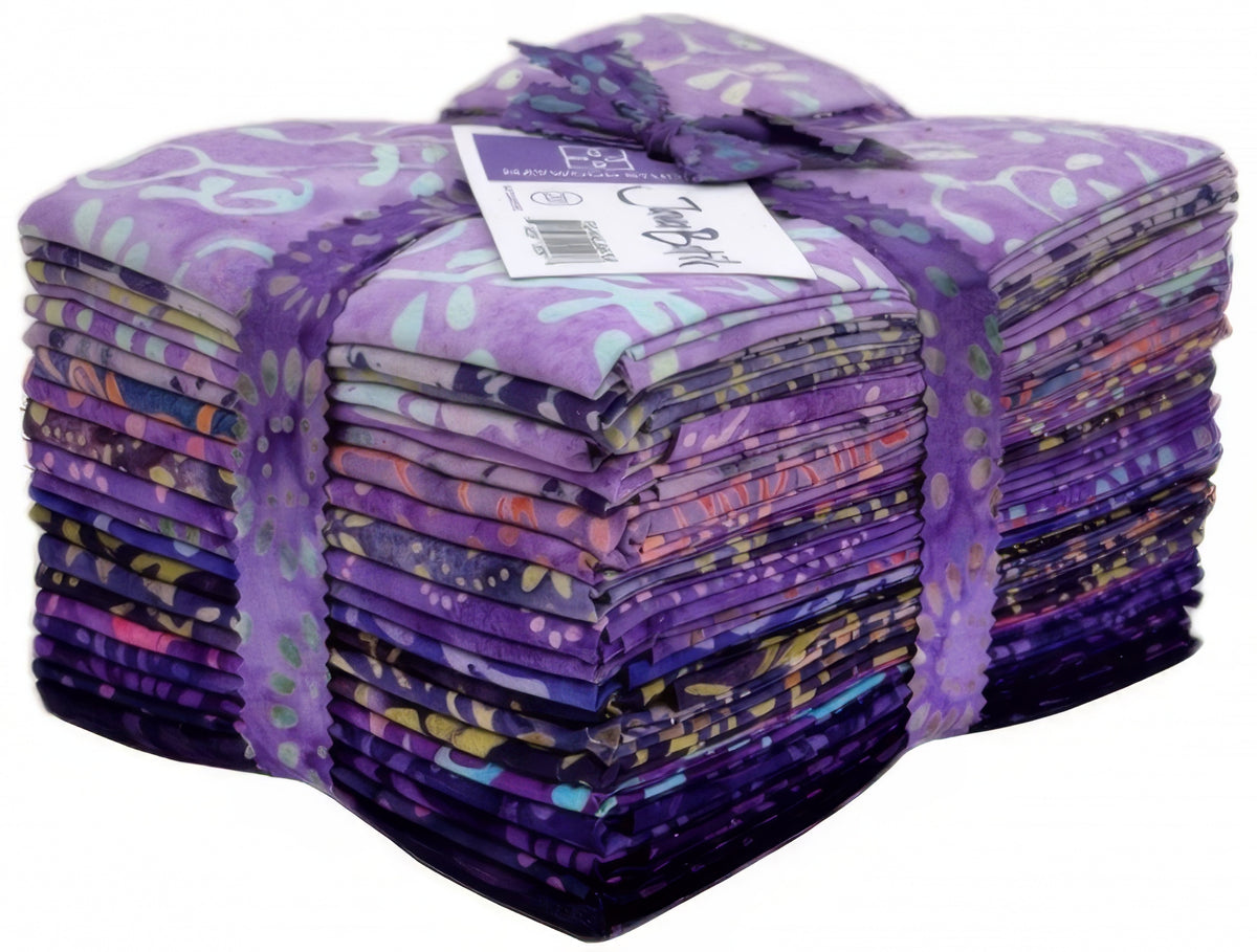 Maywood Studio - Java Batiks: Purple Fat Quarter Bundle 20 pcs – Quilt ...