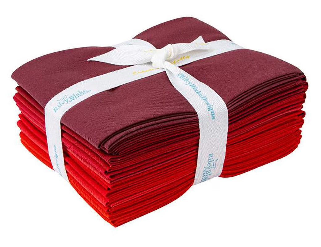 Riley Blake - Confetti Cotton Red Fat Quarter Bundle 12 pcs – Quilt in ...