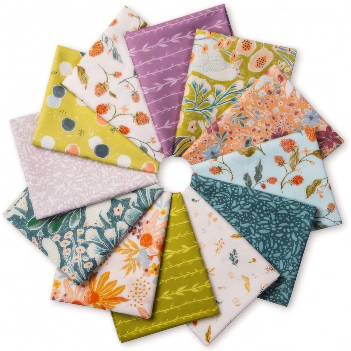 Figo Fabrics - Thicket and Bramble Fat Quarter Bundle by Jill Labienie ...