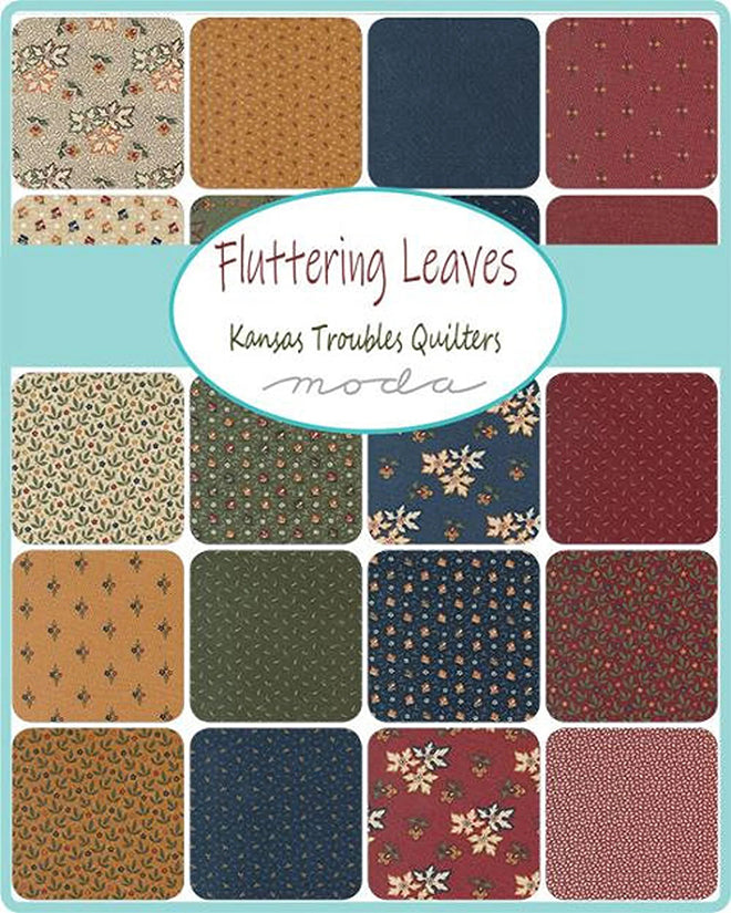 Fluttering Leaves Charm Pack by Kansas Troubles Moda Precuts – Quilt in ...