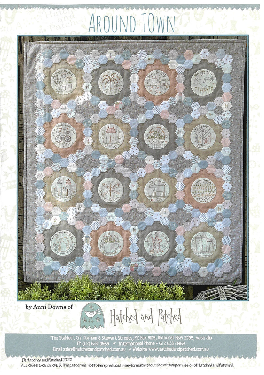 Around Town Quilt Pattern by Anni Downs – Quilt in a Day