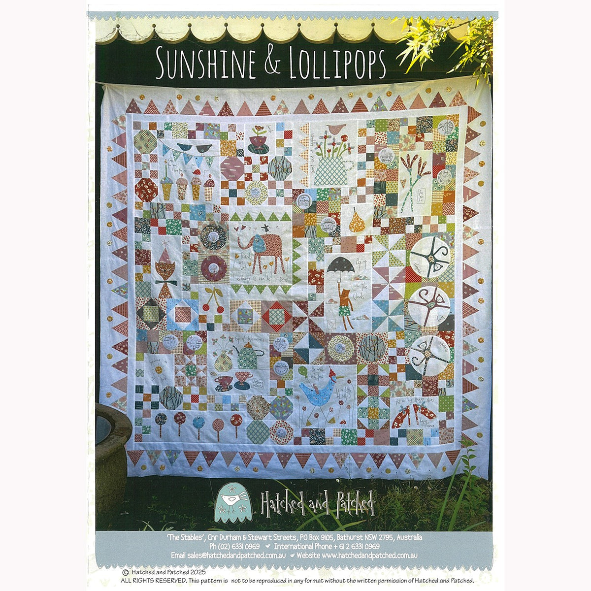 Sunshine & Lollipops Quilt Pattern by Anni Downs – Quilt in a Day