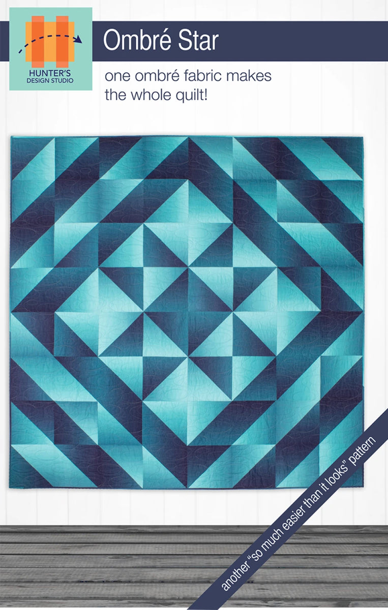 Ombre Star by Sam Hunter – Quilt in a Day