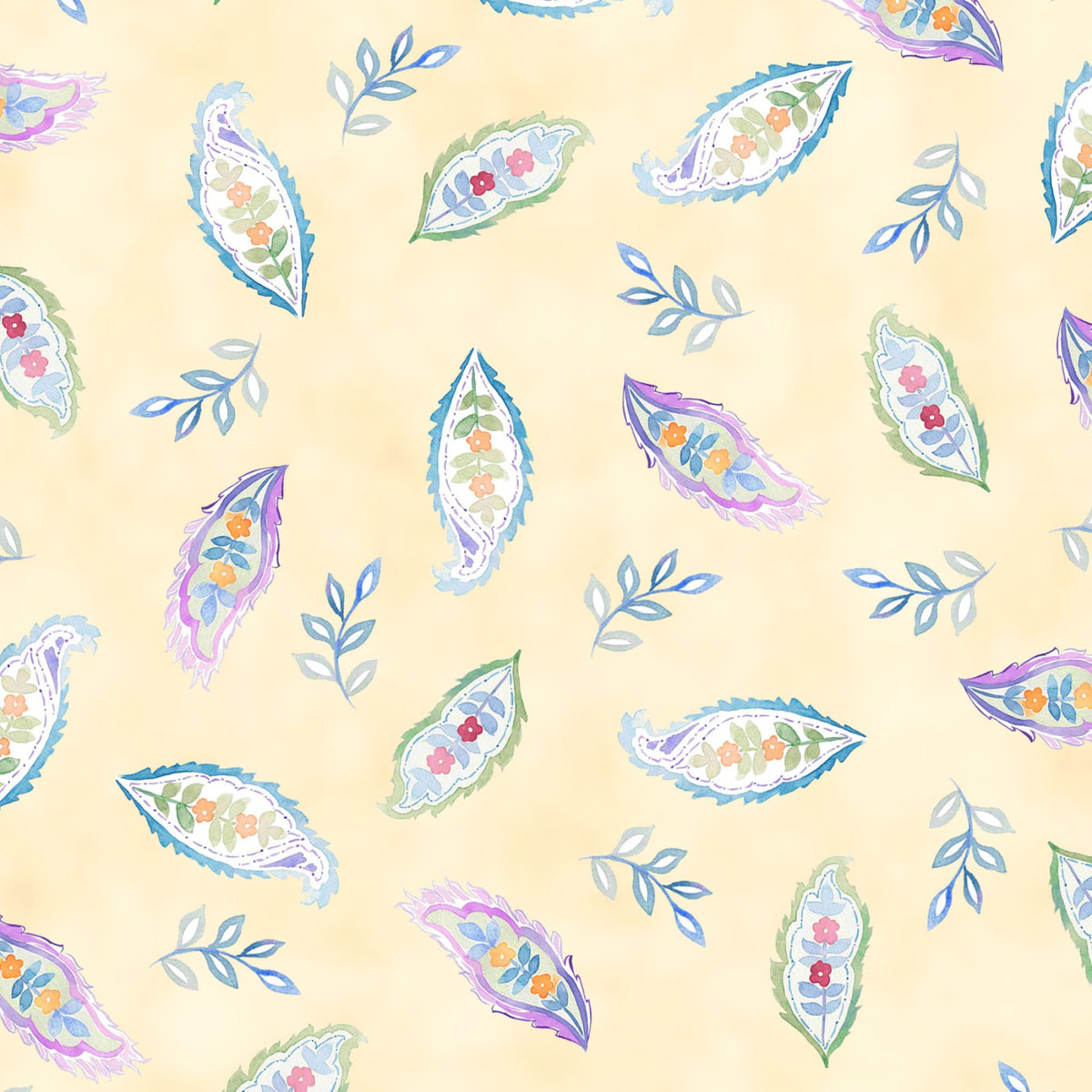 IN THE BEGINNING - Daydreams by Jason Yenter - Small Leaves - Yellow ...