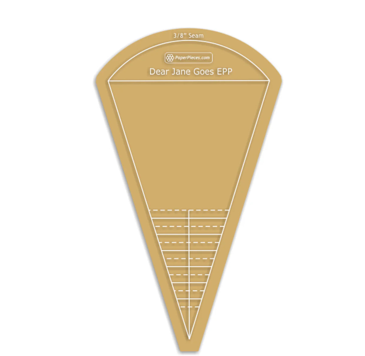 Dear Jane - Border Triangle Acrylic Fabric Cutting Template – Quilt in ...