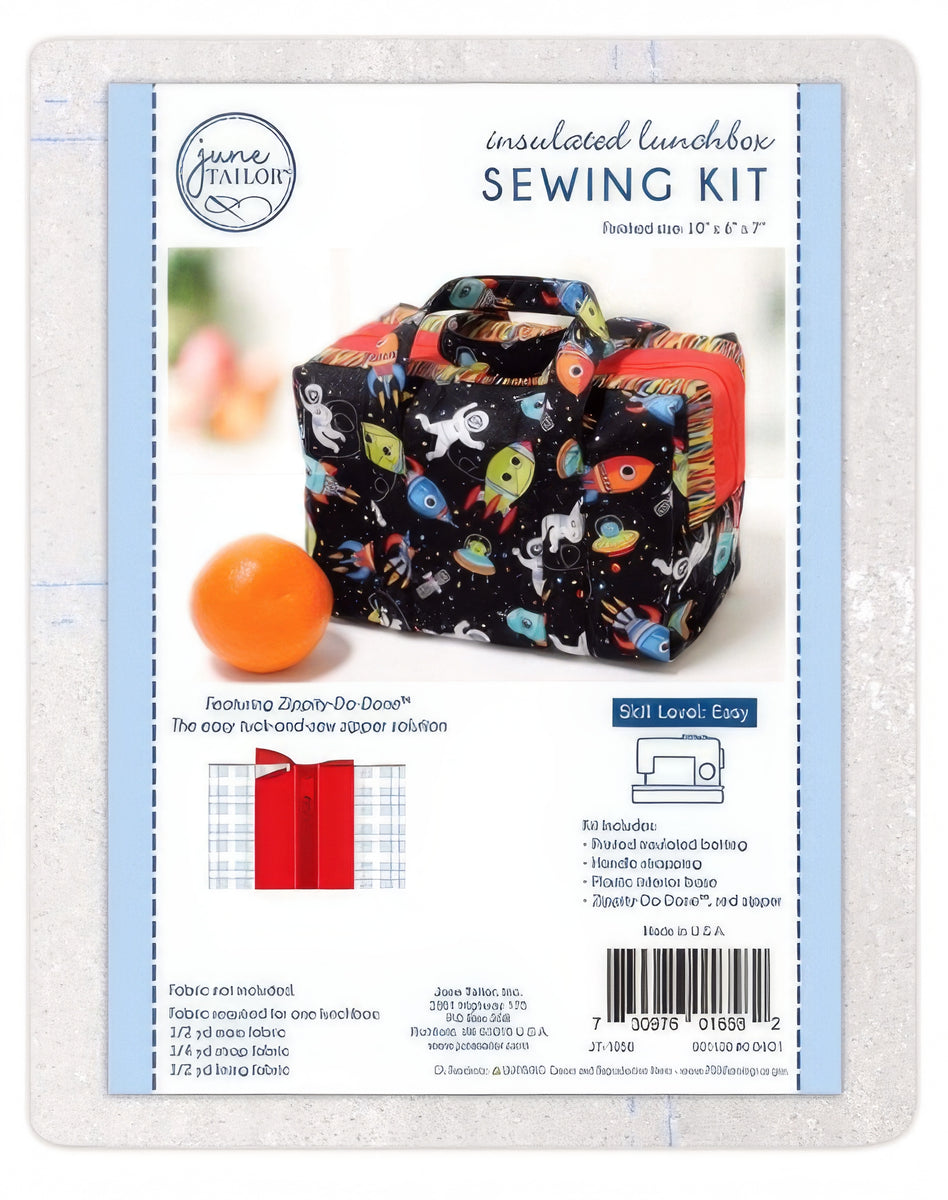 Insulated Lunchbox Tote Kit - Zipper Red by June Tailor – Quilt in a Day
