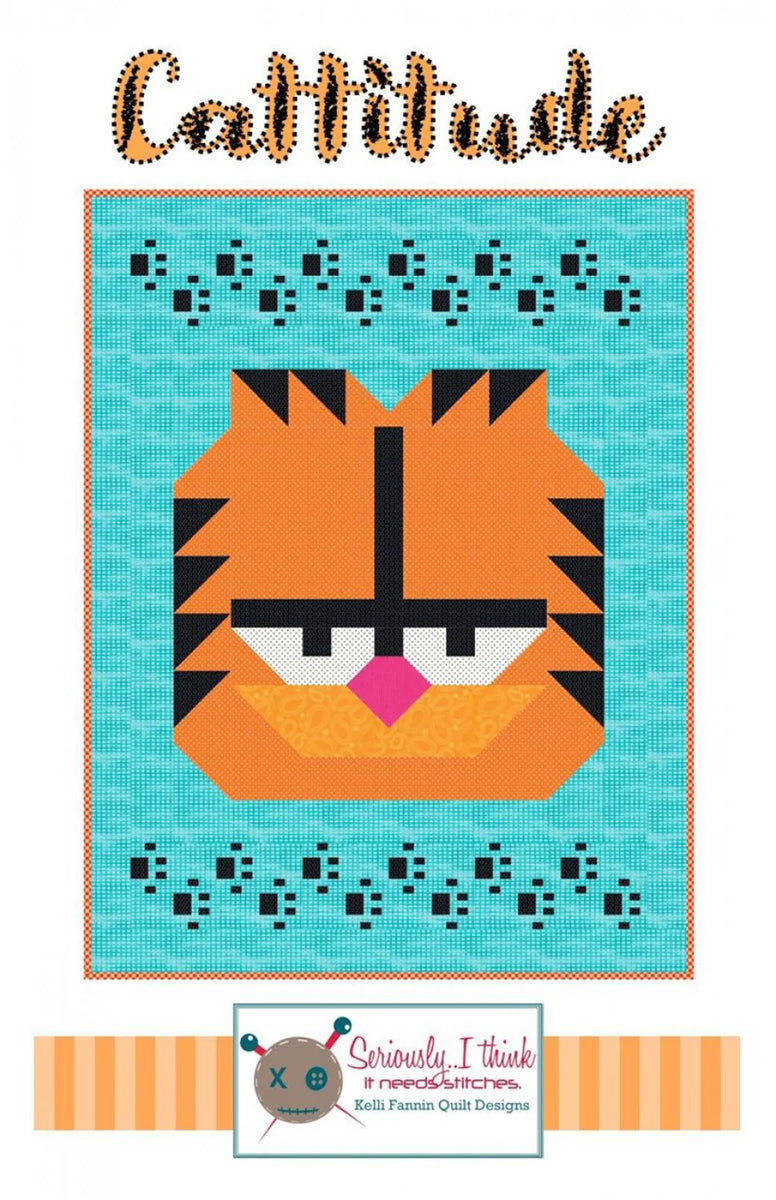 Cattitude Quilt Pattern by Kelli Fannin Designs – Quilt in a Day