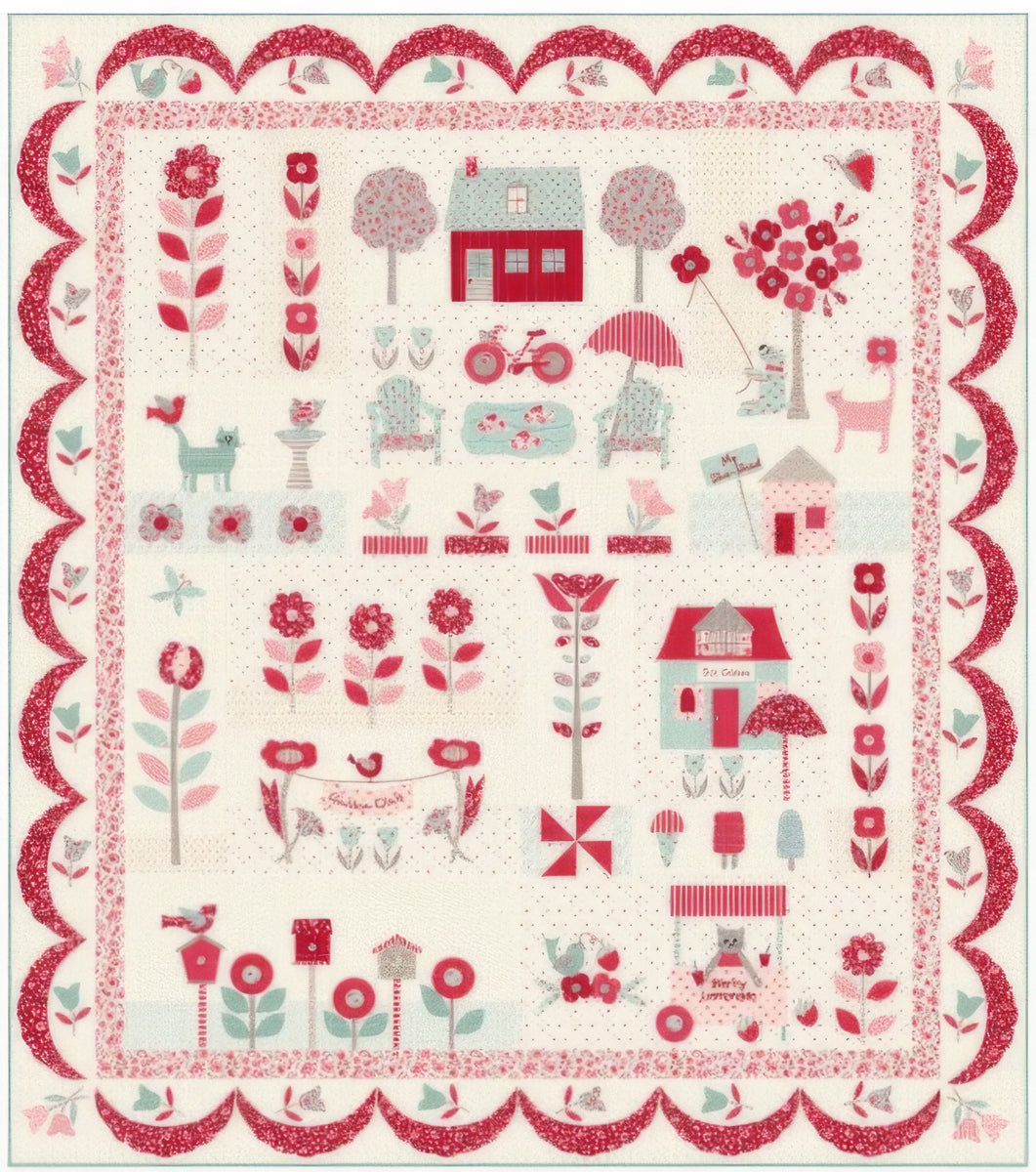 My Summer House Quilt Kit by Bunny Hill Designs Moda Precuts – Quilt in ...
