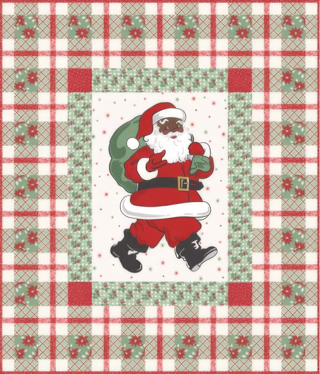 Holly Jolly Kit Santa Brown/Black by Urban Chiks Moda Precuts – Quilt ...