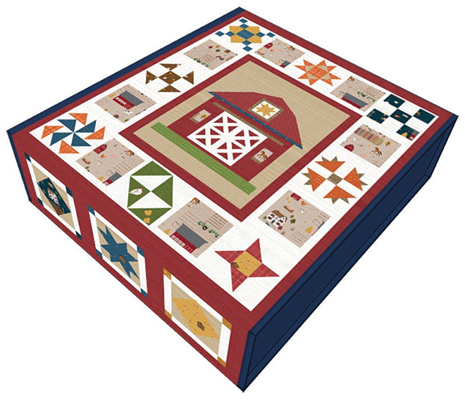Riley Blake - Country Life - Barn Quilt Boxed Kit – Quilt in a Day