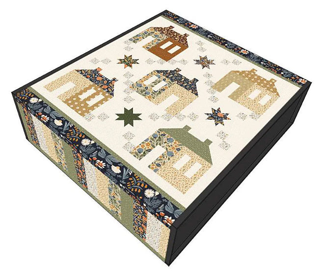 Riley Blake - Maisons de Patchwork Quilt Boxed Kit – Quilt in a Day