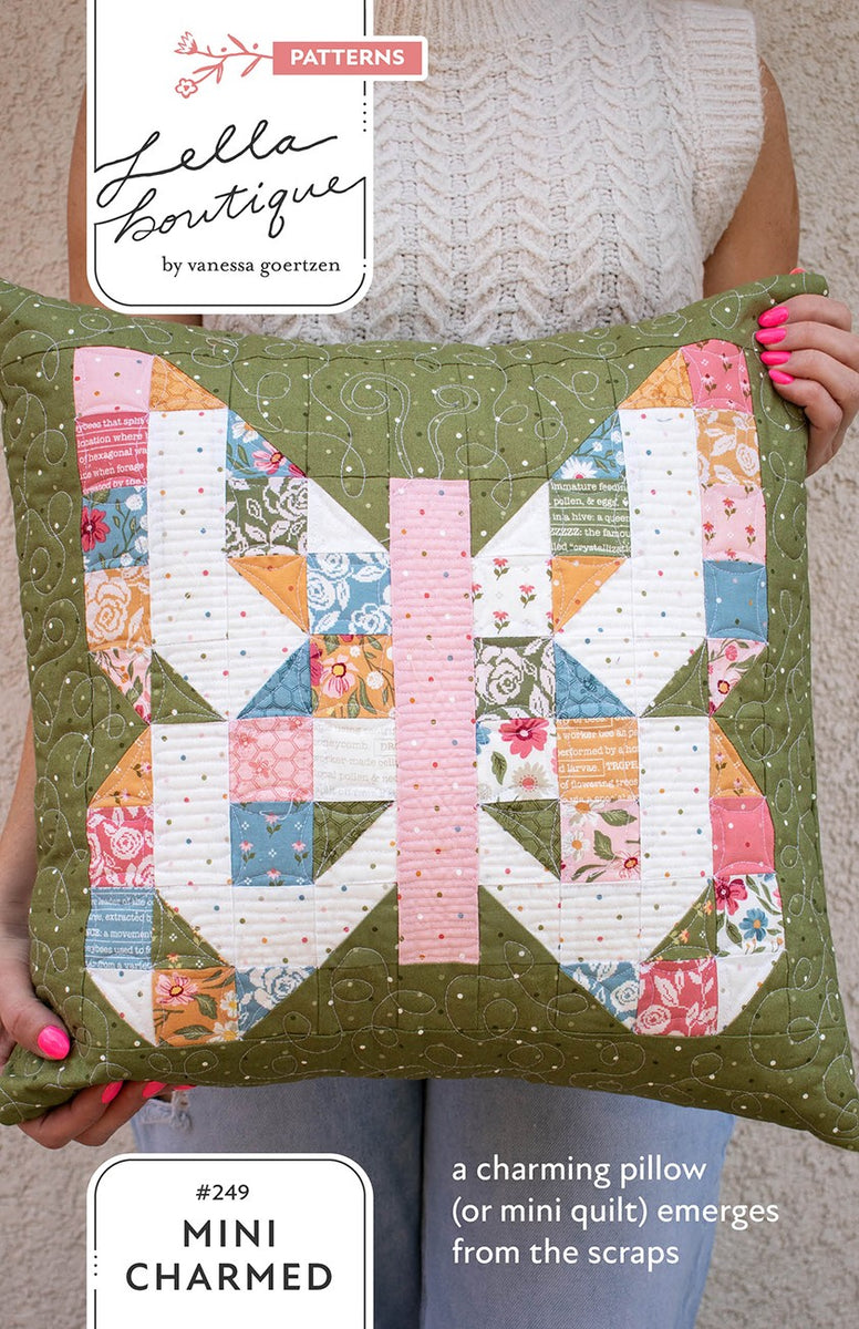 Mini Charmed Pillow/Mini Quilt Pattern by Vanessa Goertzen – Quilt in a Day