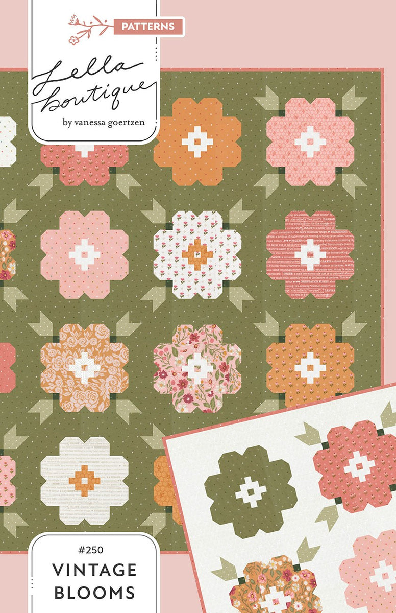 Vintage Blooms Quilt Pattern by Vanessa Goertzen – Quilt in a Day