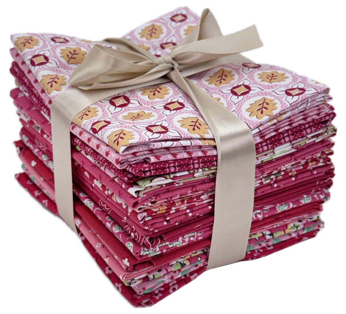 Lori Holt - Pink/Red Fat Quarter Bundle 15 pcs – Quilt in a Day