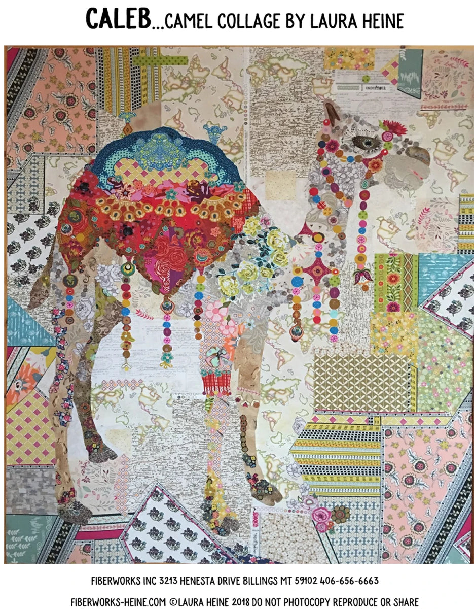 Caleb The Camel Collage by Laura Heine – Quilt in a Day